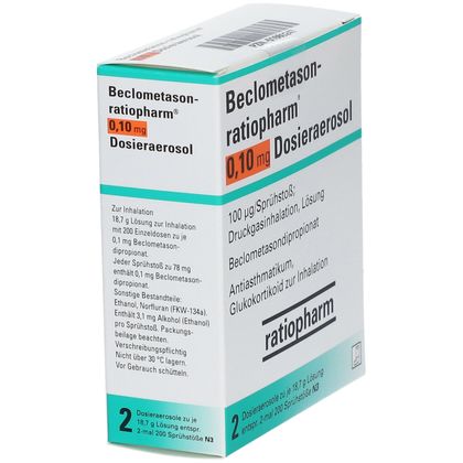 Beclometason-ratiopharm® 0,10 mg 2 St - shop-apotheke.com