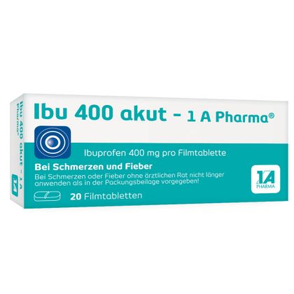 Ibu 400 akut - 1 A Pharma® 20 St - shop-apotheke.com