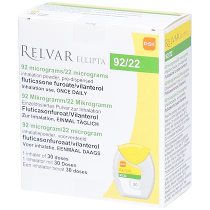 RELVAR ELLIPTA | Shop Apotheke