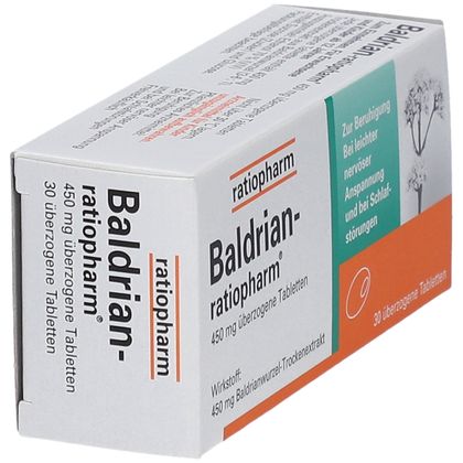 Baldrian-ratiopharm® überzogene Tabletten 30 St - shop-apotheke.com