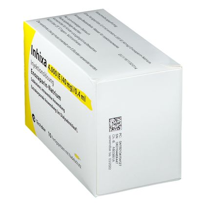 Inhixa 4.000 IE 40 mg/0,4 ml 10 St - shop-apotheke.com