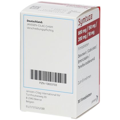 Symtuza® 800 mg/150 mg/200 mg/10 mg 30 St - shop-apotheke.com