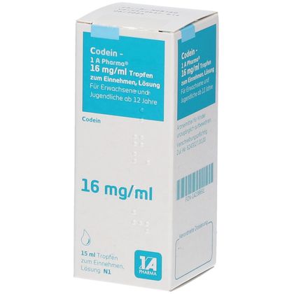 Codein - 1 A Pharma® 16 mg/ml 15 ml - shop-apotheke.com