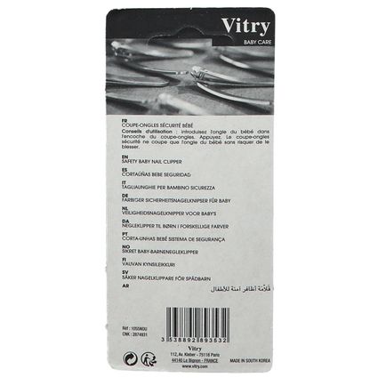 Vitry Safety Baby Nail Clipper 1 St - Shop Apotheke