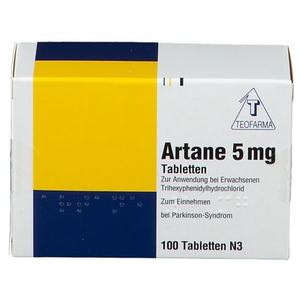 Artane® 5 mg 100 St mit dem E-Rezept kaufen - Shop Apotheke
