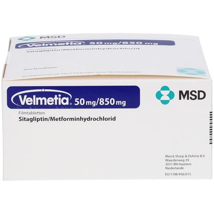 Velmetia® 50 mg/850 mg 196 St mit dem E-Rezept kaufen - Shop Apotheke