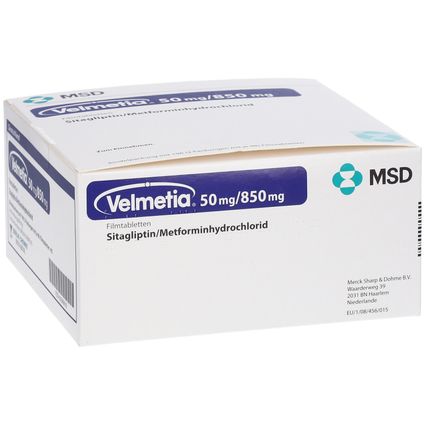 Velmetia® 50 mg/850 mg 196 St mit dem E-Rezept kaufen - Shop Apotheke