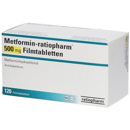 Metformin-ratiopharm® 500 mg 120 St mit dem E-Rezept kaufen - Shop Apotheke