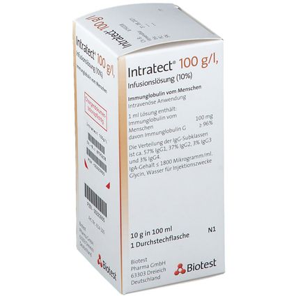 Intratect® 100 g/l 100 ml mit dem E-Rezept kaufen - Shop Apotheke