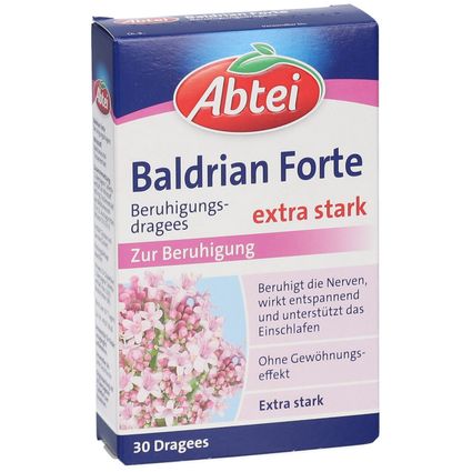 Abtei Baldrian Forte Beruhigungsdragees 30 St - Shop Apotheke