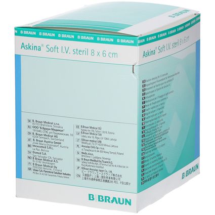 Askina® Soft I.V. steril Wundverband 8 x 6 cm 50 St - Shop Apotheke
