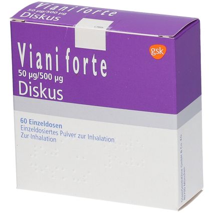 Viani® forte 50 ug/500 ug Diskus® 60 St mit dem E-Rezept kaufen - Shop ...