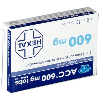 ACC® 600 mg tabs 10 St mit dem E-Rezept kaufen - Shop Apotheke