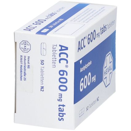 ACC® 600 mg tabs 50 St mit dem E-Rezept kaufen - Shop Apotheke