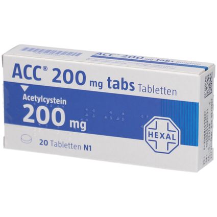 ACC® 200 mg tabs 20 St mit dem E-Rezept kaufen - Shop Apotheke