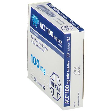 ACC® 100 mg tabs 50 St - Shop Apotheke