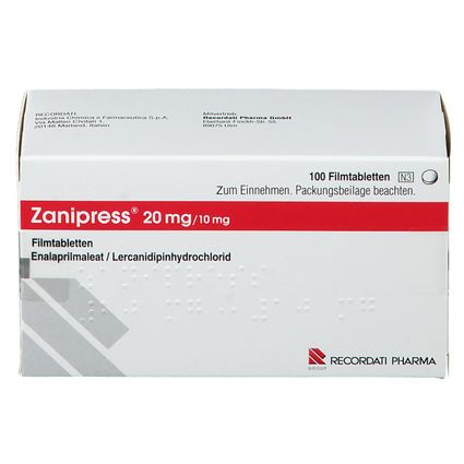 Zanipress® 20 mg/10 mg 100 St mit dem E-Rezept kaufen - Shop Apotheke
