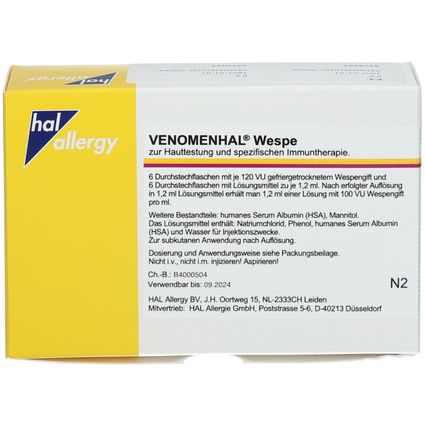 Venomenhal Wespe 6 St mit dem E-Rezept kaufen - Shop Apotheke