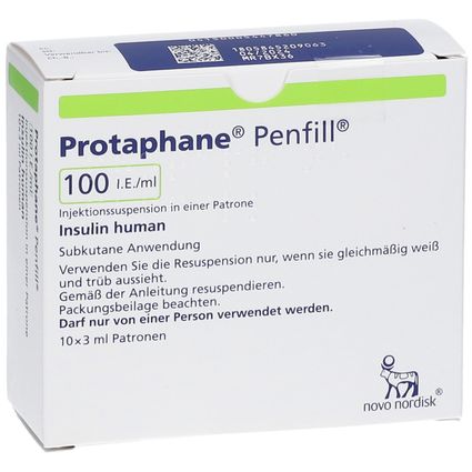 Protaphane® Penfill® 100 I.E./ml 10x3 ml mit dem E-Rezept kaufen - Shop ...