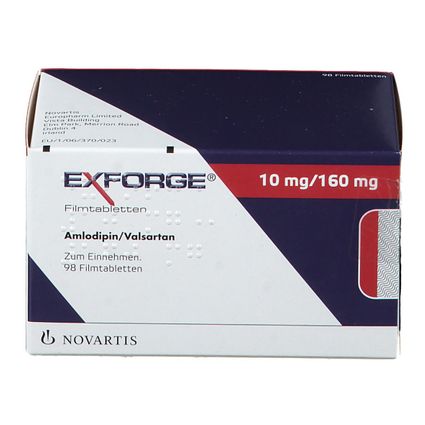 Exforge® 10 mg/160 mg 98 St mit dem E-Rezept kaufen - Shop Apotheke