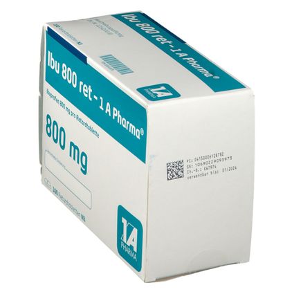 Ibu 800 1A Pharma® 100 St mit dem E-Rezept kaufen - Shop Apotheke
