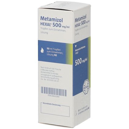 Metamizol HEXAL® 500 mg/ml 50 ml mit dem E-Rezept kaufen - Shop Apotheke