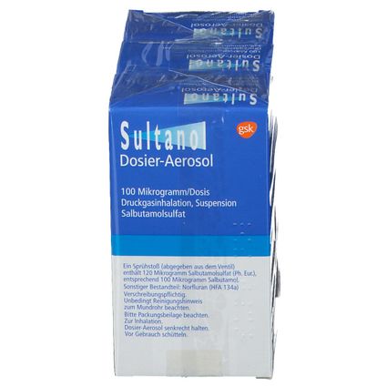 Sultanol® 100 µg/Dosis 3 St mit dem E-Rezept kaufen - Shop Apotheke