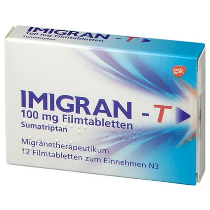 IMIGRAN - T 100 mg 12 St mit dem E-Rezept kaufen - Shop Apotheke