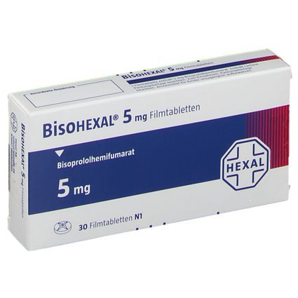 BisoHEXAL® 5 mg 30 St mit dem E-Rezept kaufen - Shop Apotheke