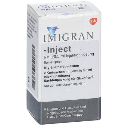 Imigran-Inject 2 St mit dem E-Rezept kaufen - Shop Apotheke