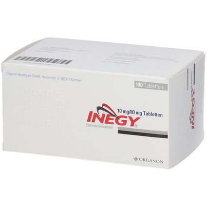 INEGY® 10 mg/80 mg 100 St mit dem E-Rezept kaufen - Shop Apotheke