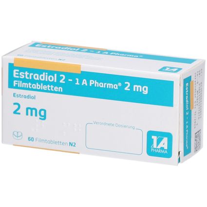 Estradiol 2 1A Pharma® 60 St mit dem E-Rezept kaufen - Shop Apotheke