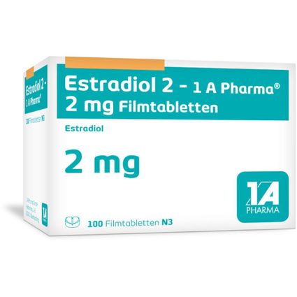 Estradiol 2 1A Pharma® 100 St mit dem E-Rezept kaufen - Shop Apotheke