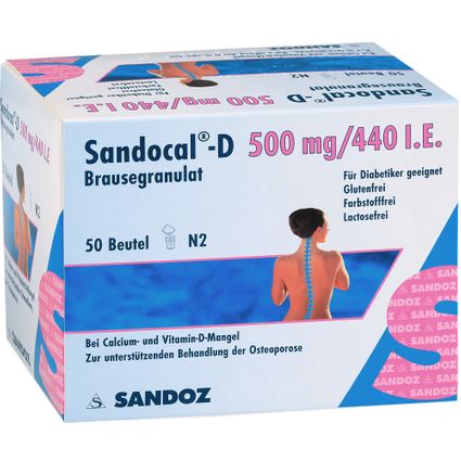 Sandocal D 500/440 Granulat 50 St - Shop Apotheke