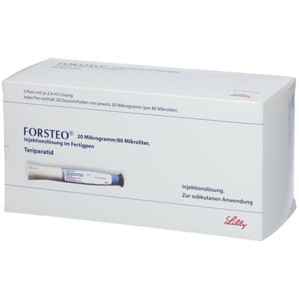 Forsteo® 20Ug/80Ul InjPen 3 St mit dem E-Rezept kaufen - Shop Apotheke
