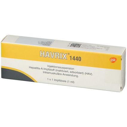 Havrix 1440 Impfdosis 1 St mit dem E-Rezept kaufen - Shop Apotheke