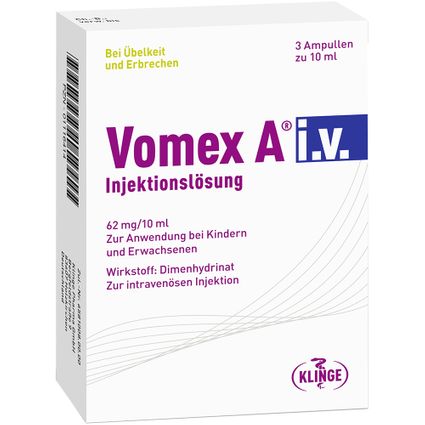 Vomex A® i.v. 62 mg/10 ml 3x10 ml mit dem E-Rezept kaufen - Shop Apotheke