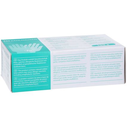 Latex Handschuhe ungepudert Grösse M 100 St - Shop Apotheke