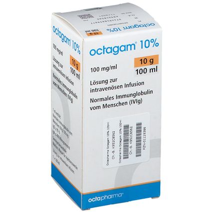 octagam® 10 % 100 ml mit dem E-Rezept kaufen - Shop Apotheke