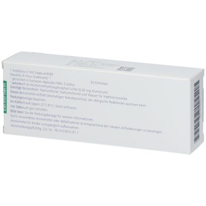 VAQTA n 1 ml mit dem E-Rezept kaufen - Shop Apotheke