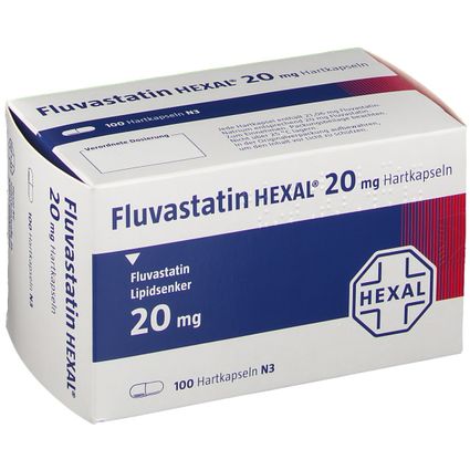 Fluvastatin HEXAL® 20 mg 100 St mit dem E-Rezept kaufen - Shop Apotheke