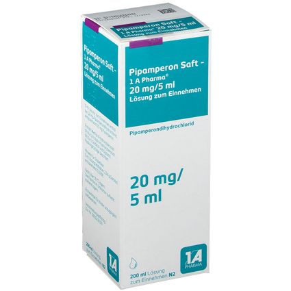 Pipamperon Saft 1A Pharma® 200 ml mit dem E-Rezept kaufen - Shop Apotheke
