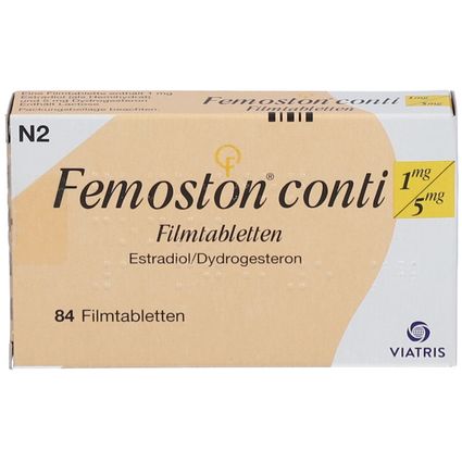 Femoston® conti 1 mg/5 mg 84 St mit dem E-Rezept kaufen - Shop Apotheke