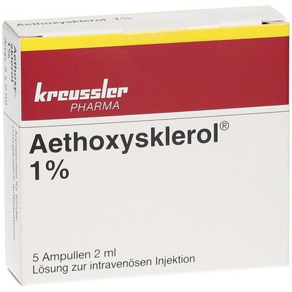 Aethoxysklerol® 1 % 5x2 ml mit dem E-Rezept kaufen - Shop Apotheke