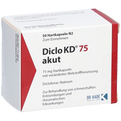 Diclo KD® 75 akut 50 St mit dem E-Rezept kaufen - Shop Apotheke