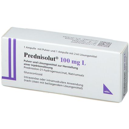 Prednisolut® 100 mg L 1 St mit dem E-Rezept kaufen - Shop Apotheke