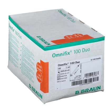 Omnifix® 100 Duo 100x1 ml - Shop Apotheke