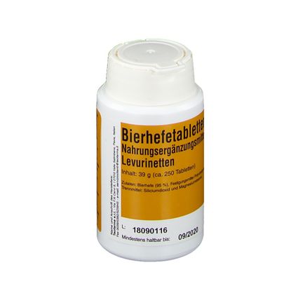 Bierhefe Tabletten Levurinetten 250 St - Shop Apotheke