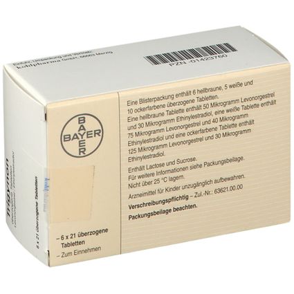 Trigynon 21 6x21 St mit dem E-Rezept kaufen - Shop Apotheke