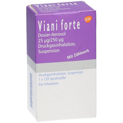 Viani® forte 25 ug/250 ug 120 St mit dem E-Rezept kaufen - Shop Apotheke
